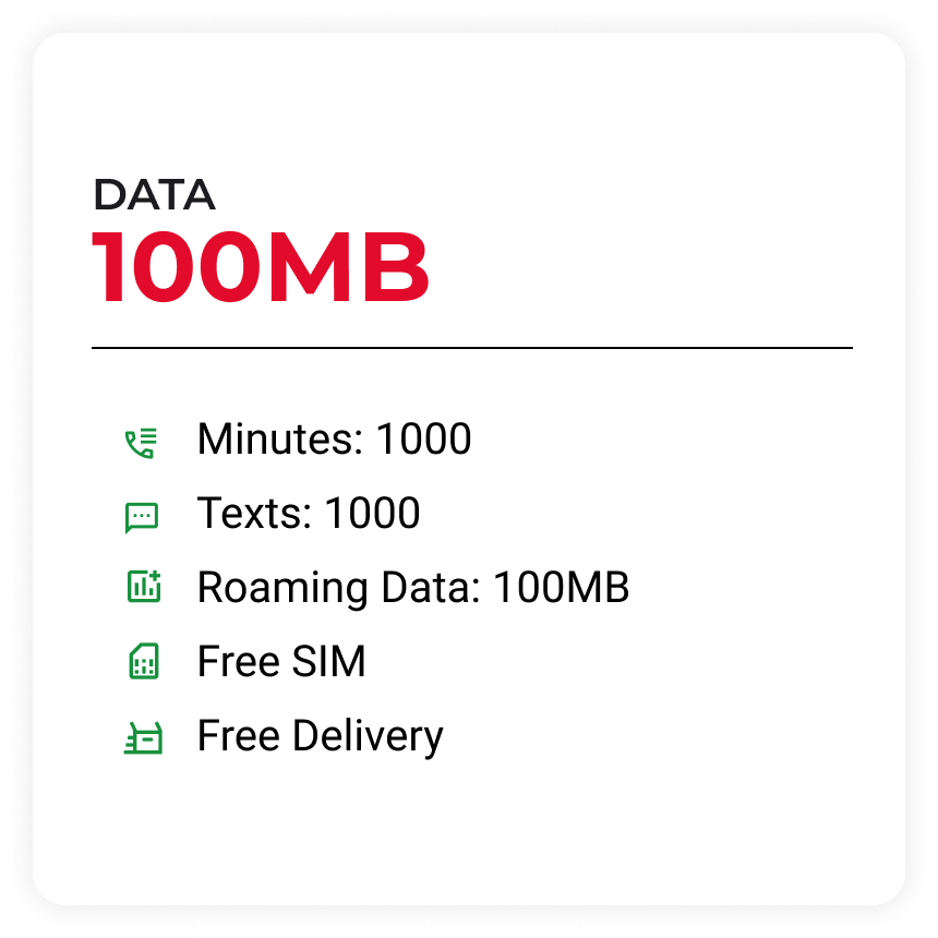 Zoiko Talk Master Mobile Plan | 100 MB Data & Free SIM